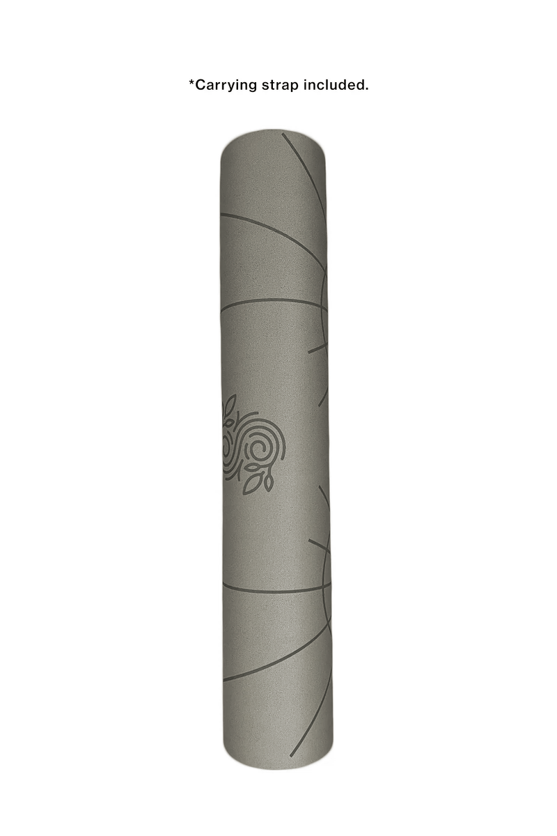 Pro Grip Luxe Deco Alignment - PU Yoga Mat (5mm) - Sand Dune ...
